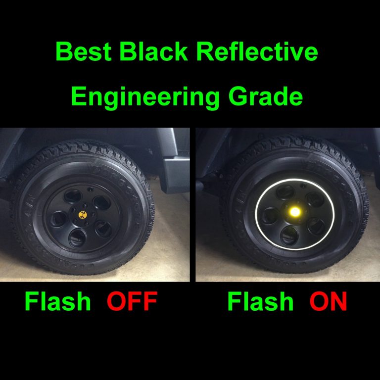 Black Engineering Grade Reflective Rim Tape (All Vehicles) | CustomTaylor33