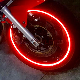 Reflective Vehicle Rim Tapes | Auto and Helmet Decals