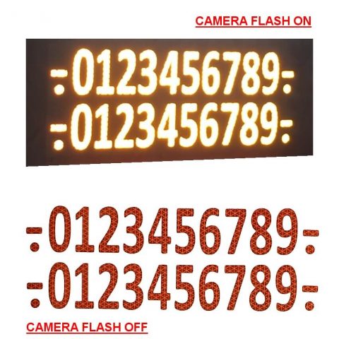 Reflective Number Decals | CustomTaylor33