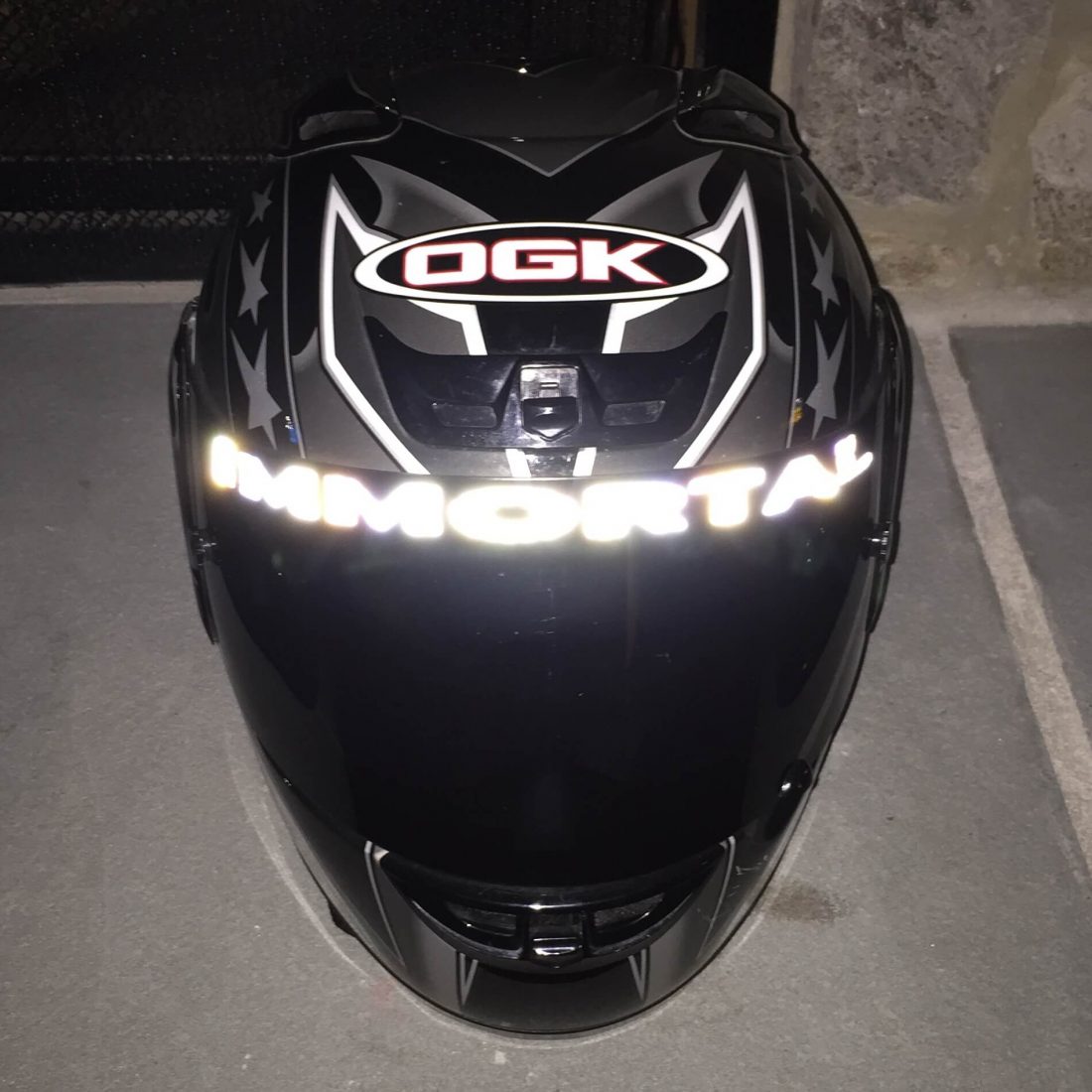 Reflective Visor Decals - Many Different Styles and Colors ...